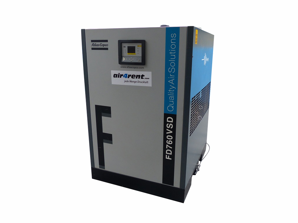 Refrigerated Air Dryer FD 760 VSD Atlas Copco - Rent to work for your ...