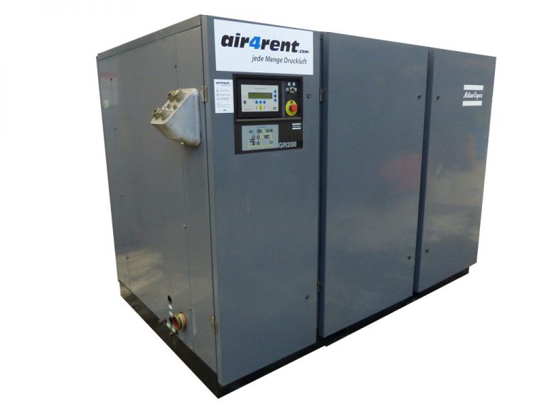 Rotary Screw Compressor GR 200 Atlas Copco - Rent to work for your success