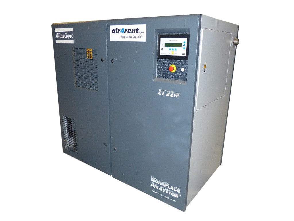 Стационарен винтов компресор ZT 22 FF (MD) Atlas Copco - Rent to work ...